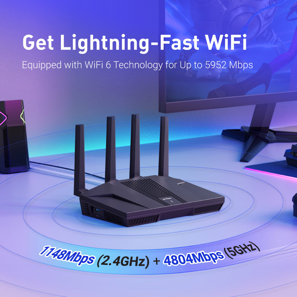 Flint 2 (GL-MT6000) Wi-Fi 6 High-Performance Home Router — GL.iNet EU