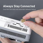 Ultimate Portable Wi-Fi 6 5G Cellular Router with Battery - Lightning ...