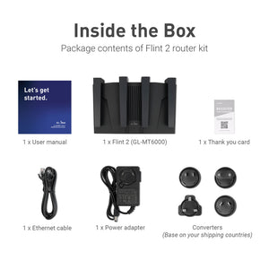 Flint 2 (GL-MT6000) Wi-Fi 6 High-Performance Home Router — GL.iNet EU