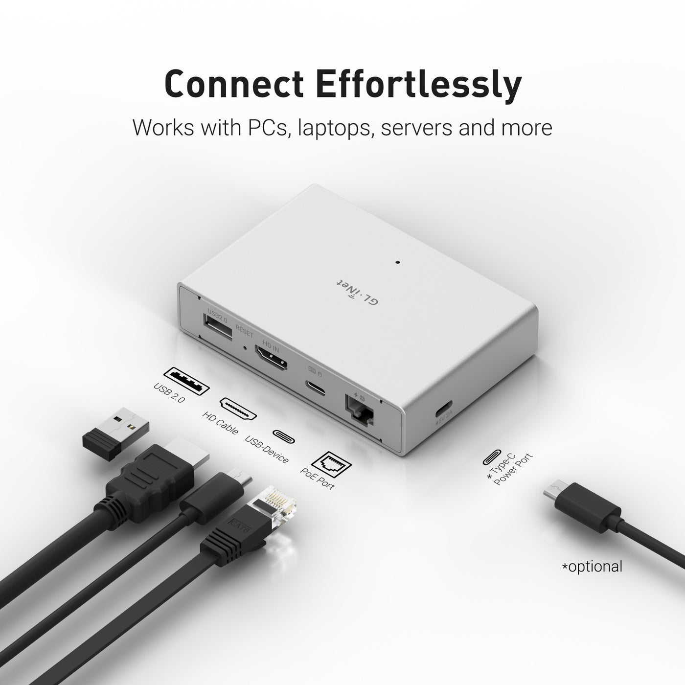 Comet PoE (GL-RM1PE) Remote KVM Control Over Internet — GL.iNet EU